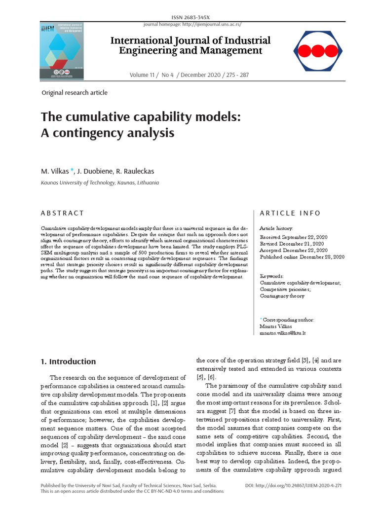 Ijiem 271 | PDF | Survey Methodology | Statistics
