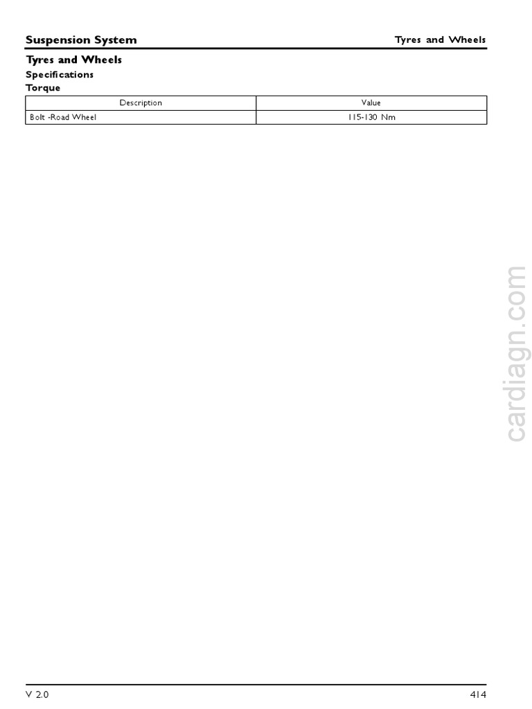 Suspension System: Tyres and Wheels | PDF | Tire | Wheel