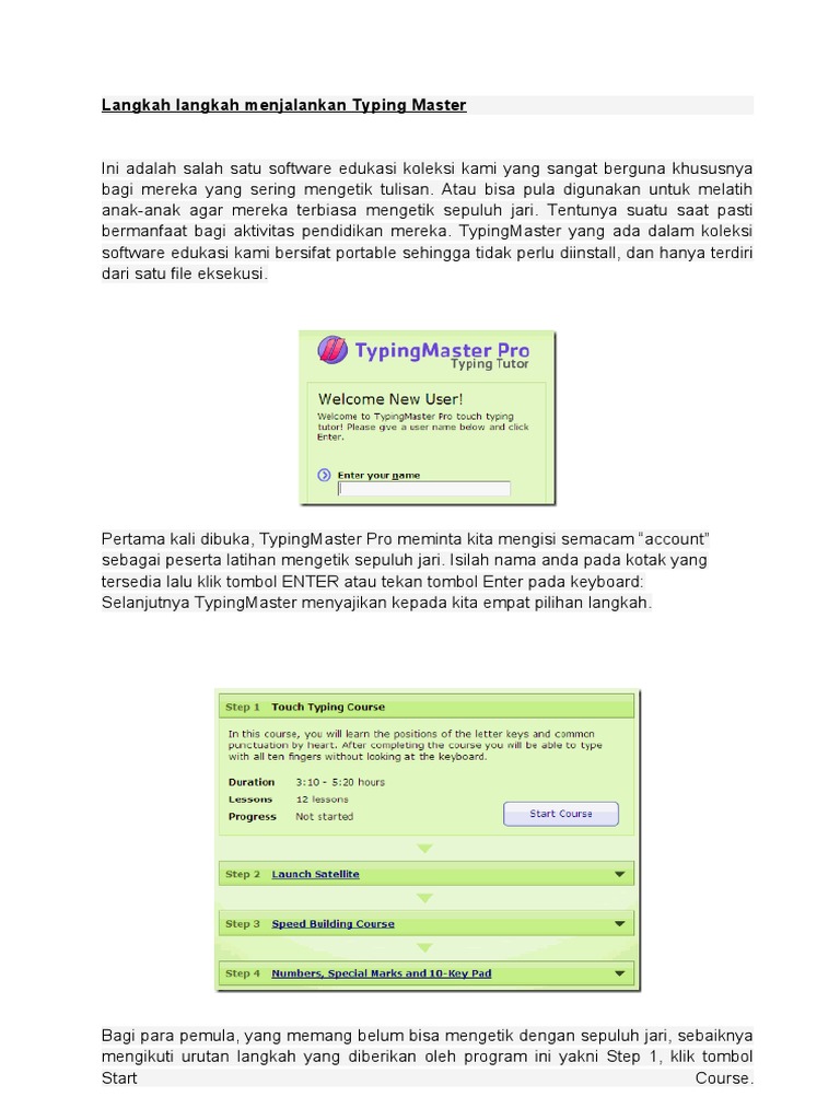 C. Typing Master2 | PDF | Karier & Perkembangan | Game & Aktivitas