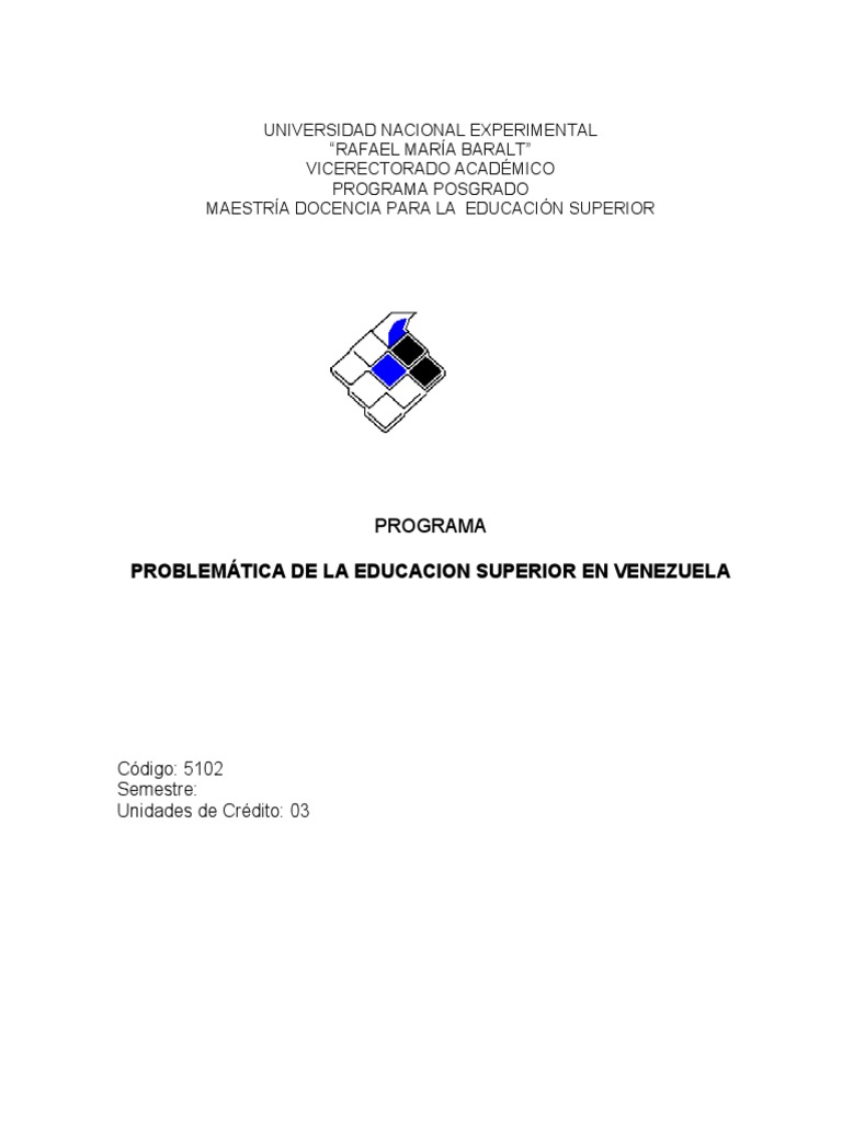 Problemática de La Educ. Superior | PDF | Constructivismo (filosofía de la educación) | Aprendizaje