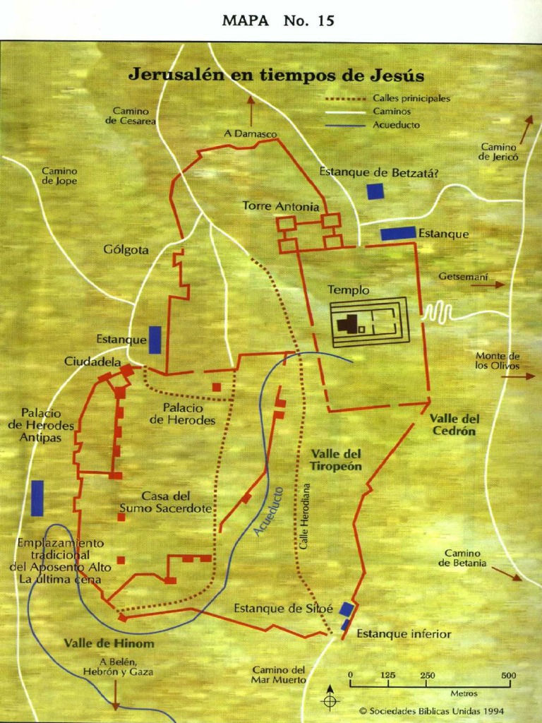 Mapa de Jerusalen en Tiempo de Jesus | PDF