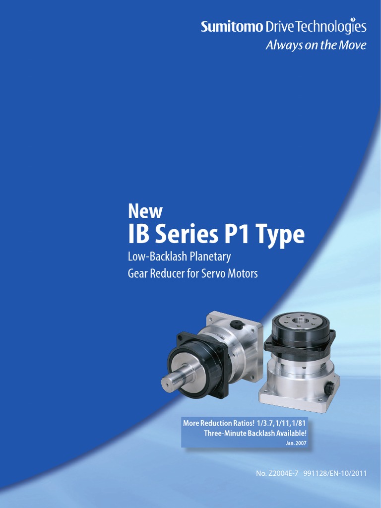 Sumitomo P1 Katalog | PDF | Electric Motor | Gear