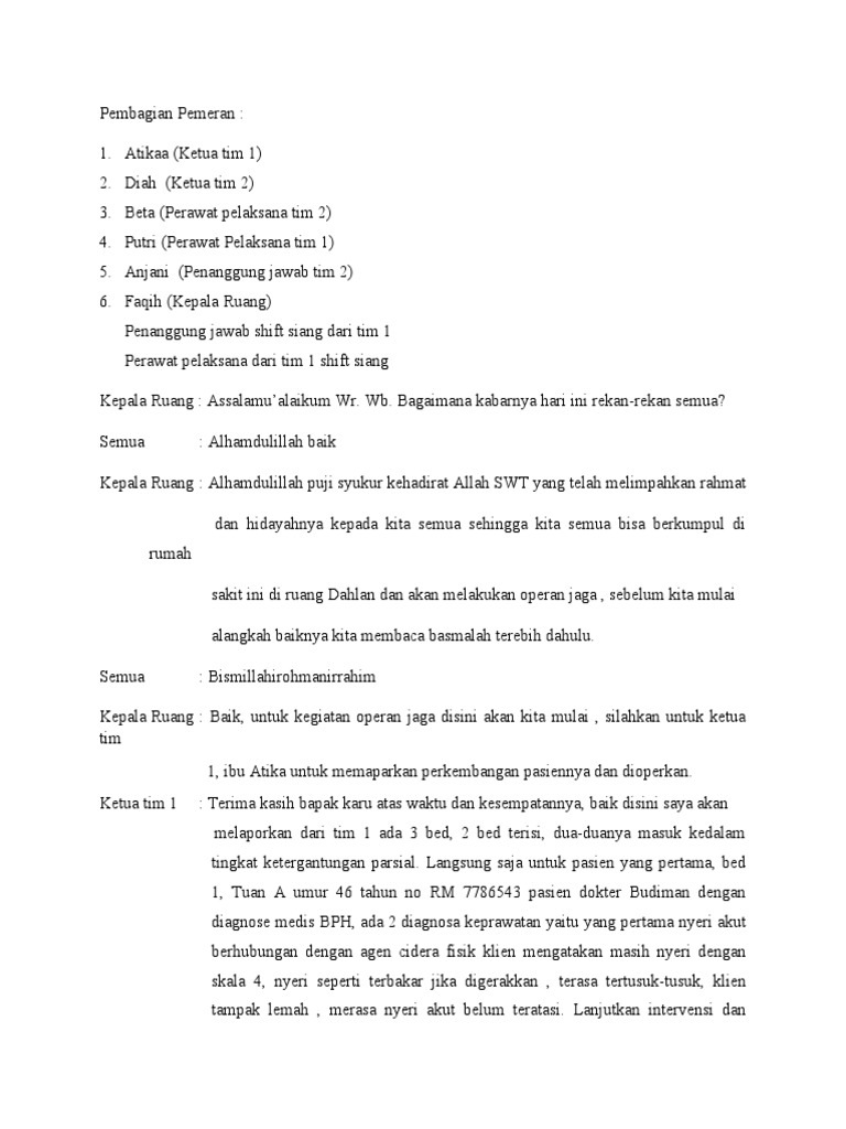 Operan Jaga | PDF | Pengembangan Diri | Kesehatan Holistik
