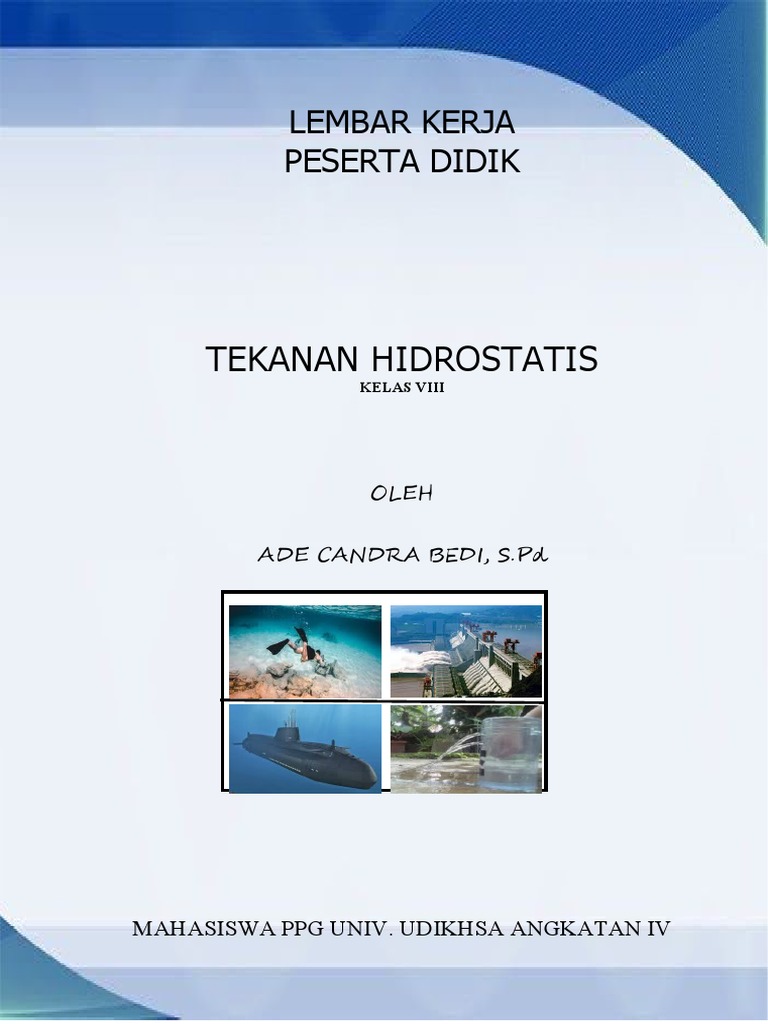 LKPD TEKANAN Hidrostatis | PDF | Kesehatan Holistik