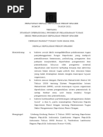 Perkap No 5 2022 TTG Perwabkeu Dilingkungan Polri | PDF