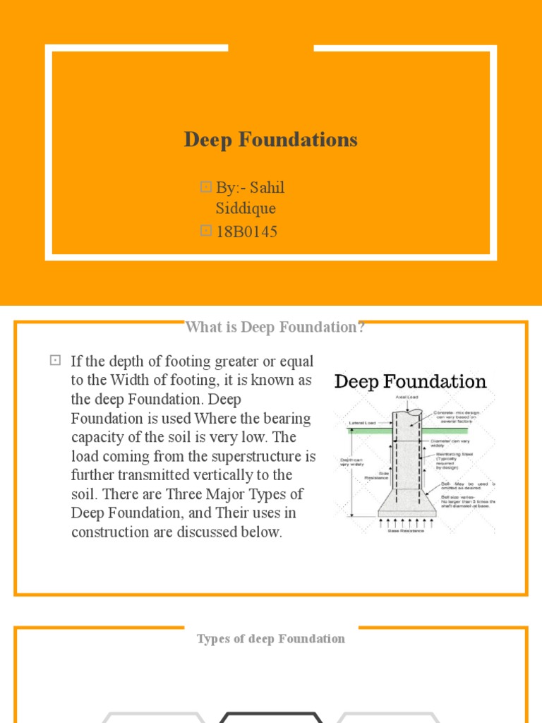 Deep Foundations | PDF | Deep Foundation | Foundation (Engineering)