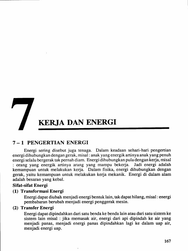 Kerja Dan Energi | PDF