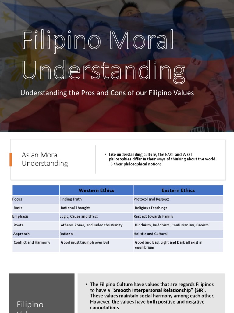 M2.2 Filipino Moral Understanding | PDF | Value (Ethics) | Good And Evil