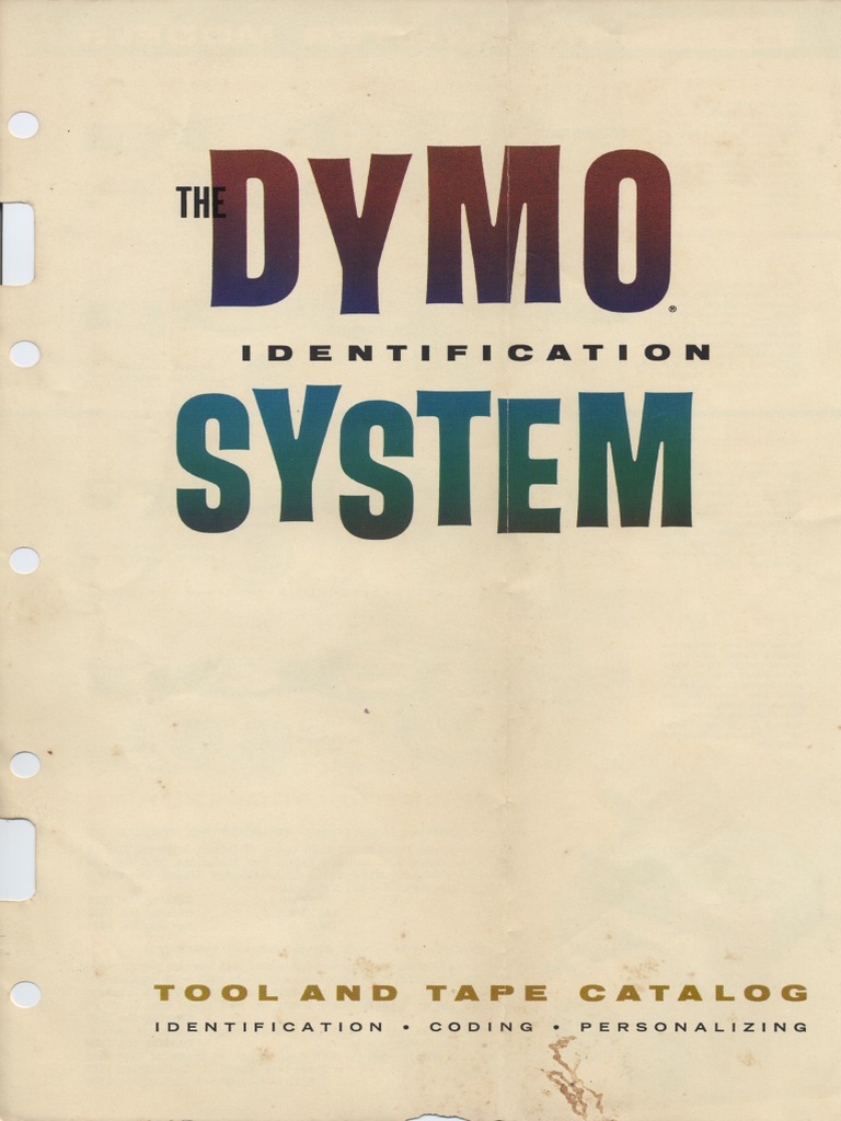 Dymo Tapewriter Dymo-Mite M-11 | PDF