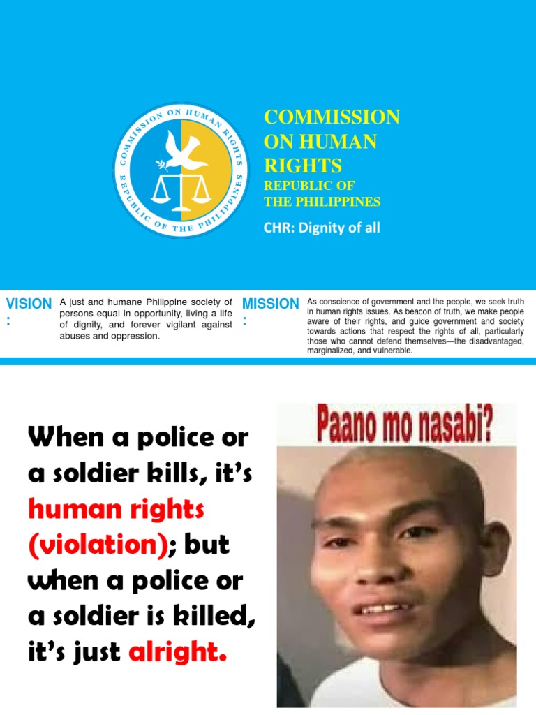 Commission On Human Rights: CHR: Dignity of All | PDF | U.S. Securities ...