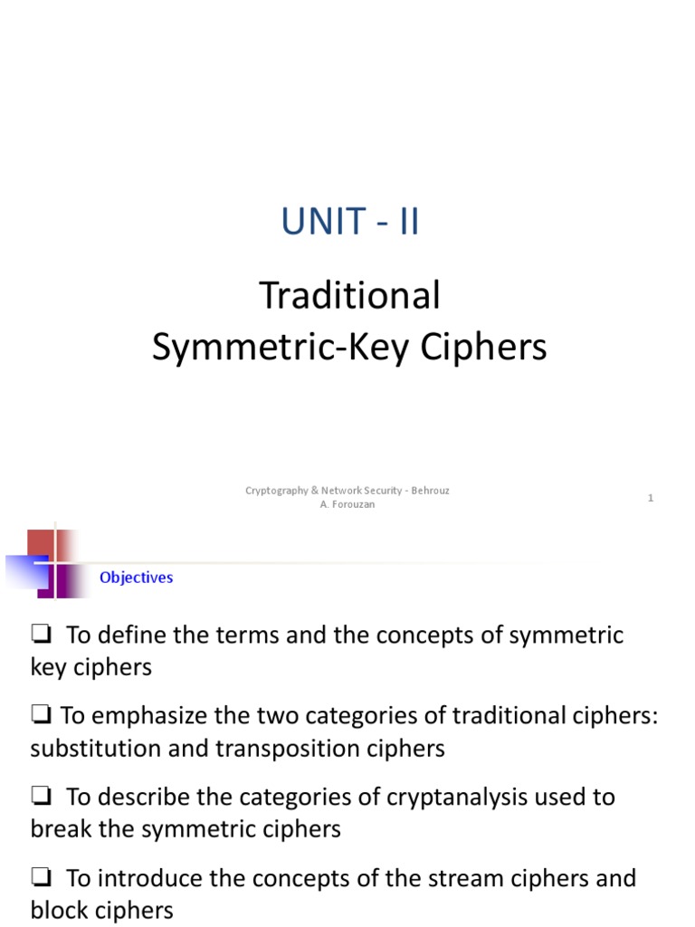 CNS - Types of Ciphers | PDF | Cipher | Cryptography