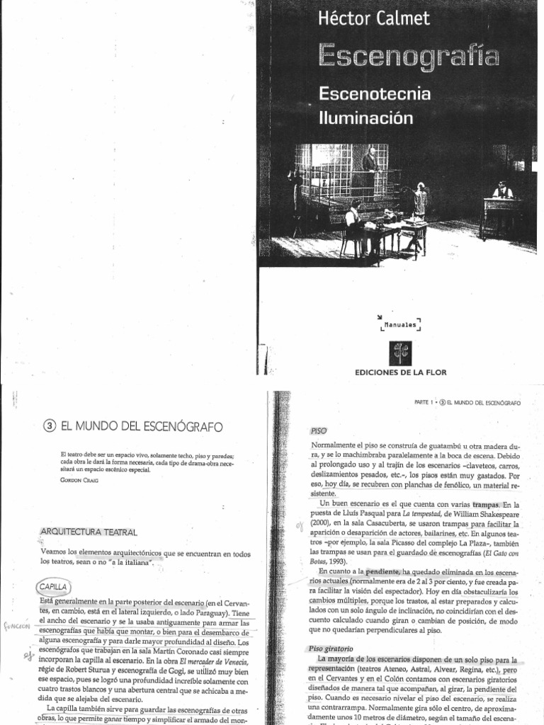 Escenografia, Calmet Hector | PDF