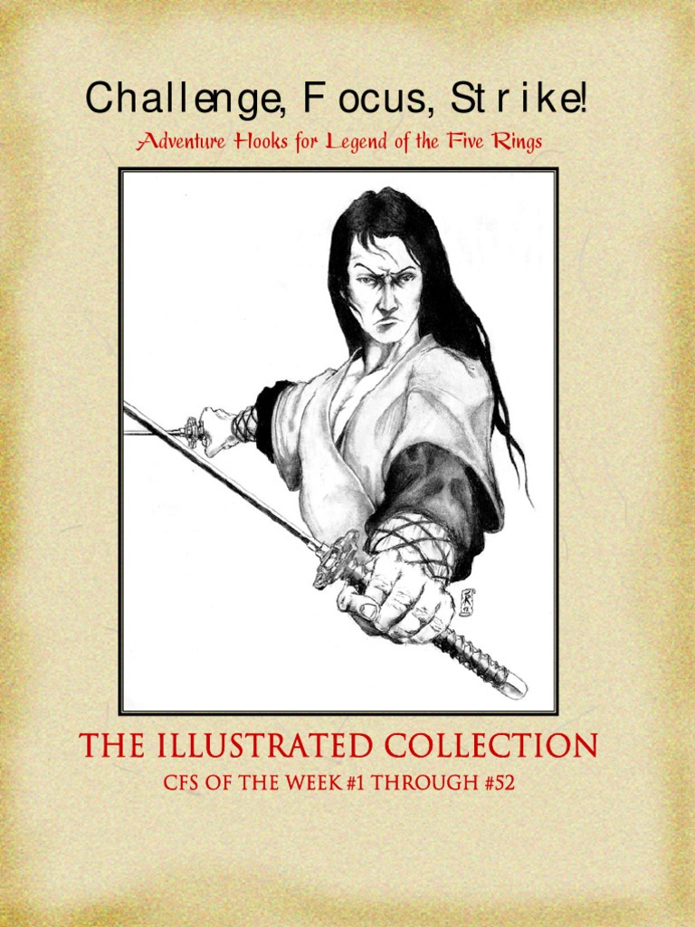 Challenge, Focus, Strike! Volumes (Illustrated 1-4) | PDF | Samurai