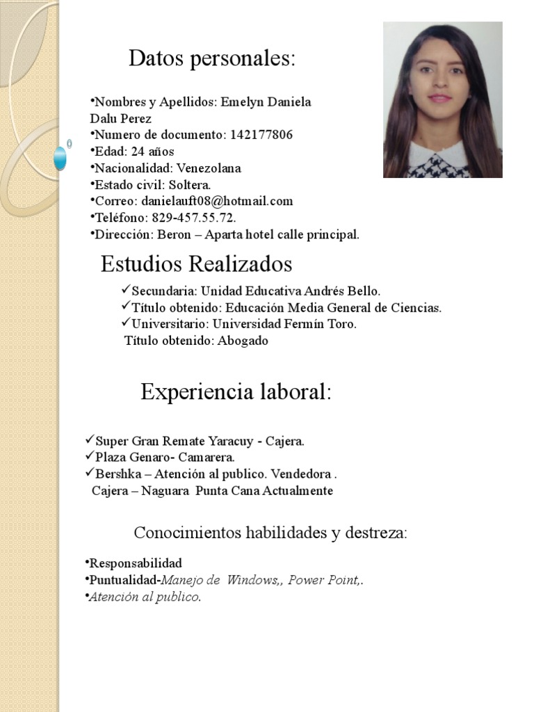 Curriculum Daniela Dalu | PDF