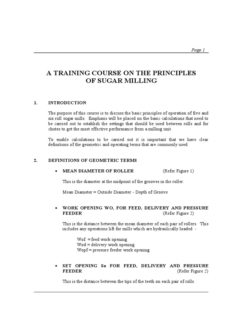 Mill Training Course | PDF | Density | Pressure