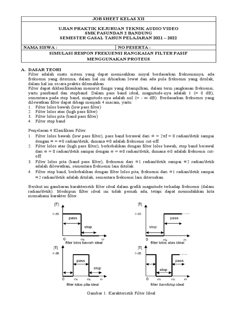 LPF HPF BPF BRF | PDF