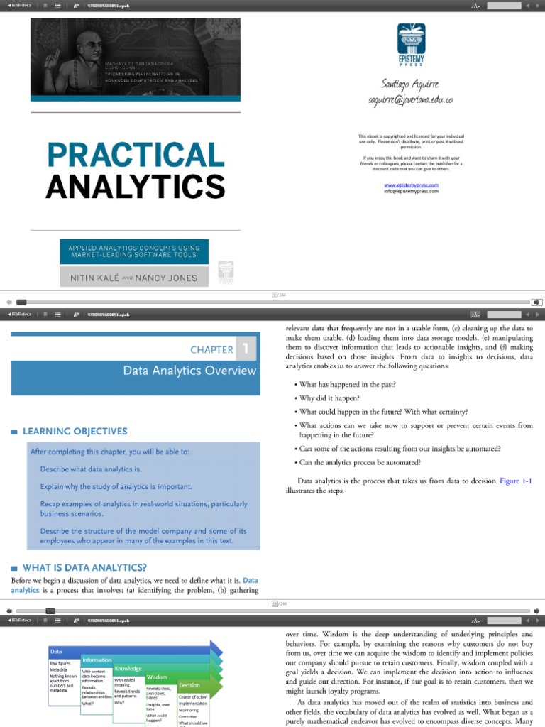 Practical Analytics - Chapter 1 | PDF
