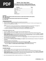Ge Washer Fault Codes | PDF | Washing Machine | Electrical Engineering
