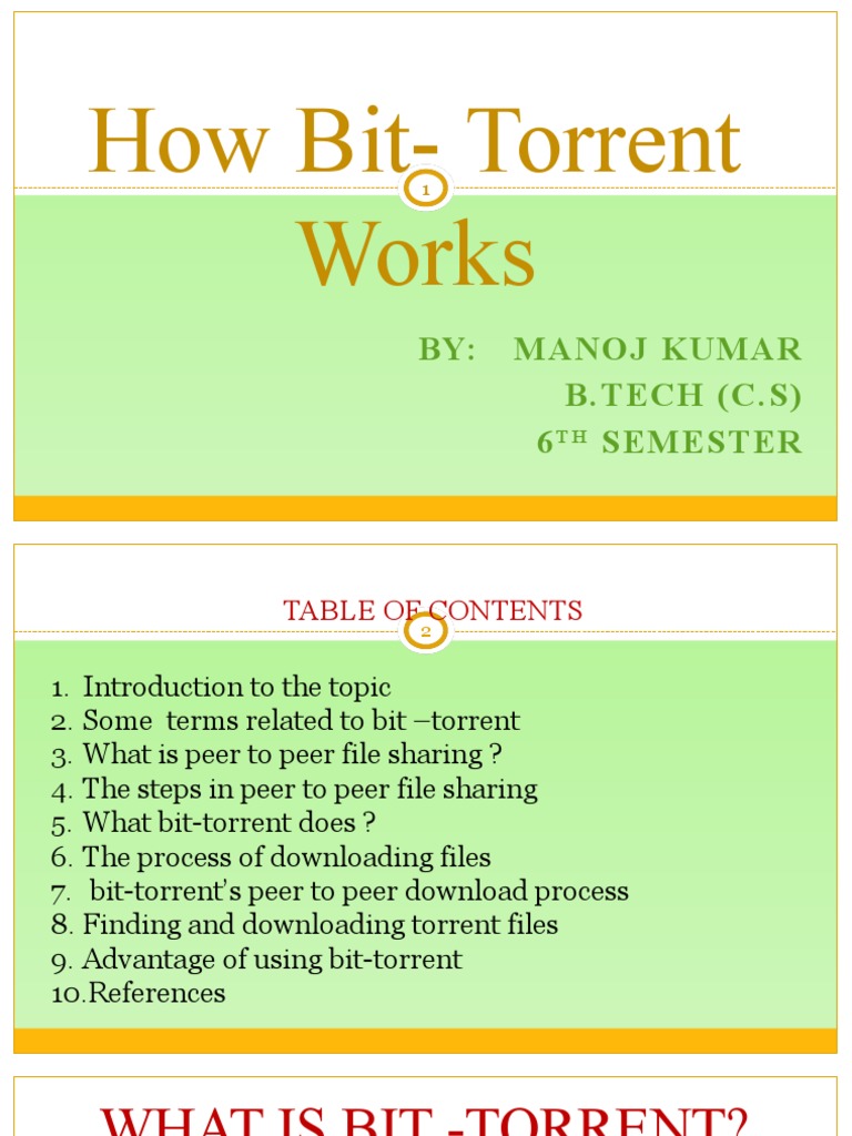 How BitTorrent Works Explained | PDF | Peer To Peer | Download