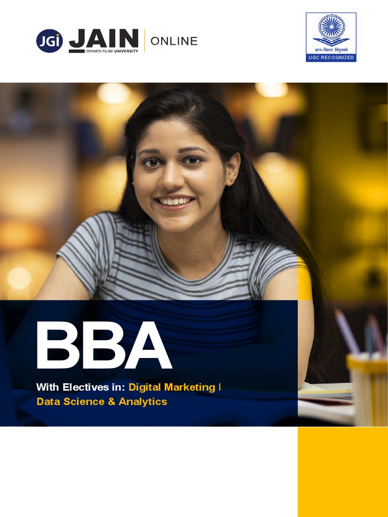 Bba Degree Jain Online | PDF | Analytics | Digital Marketing