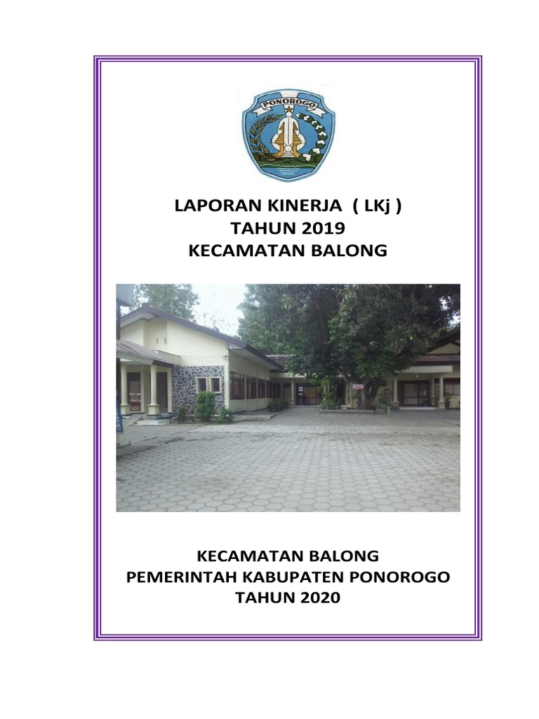LKJ KECAMATAN BALONG 2019 Lengkap PDF Gabung Fix | PDF | Bisnis