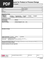 Supplier Deviation Request Form | PDF | Business