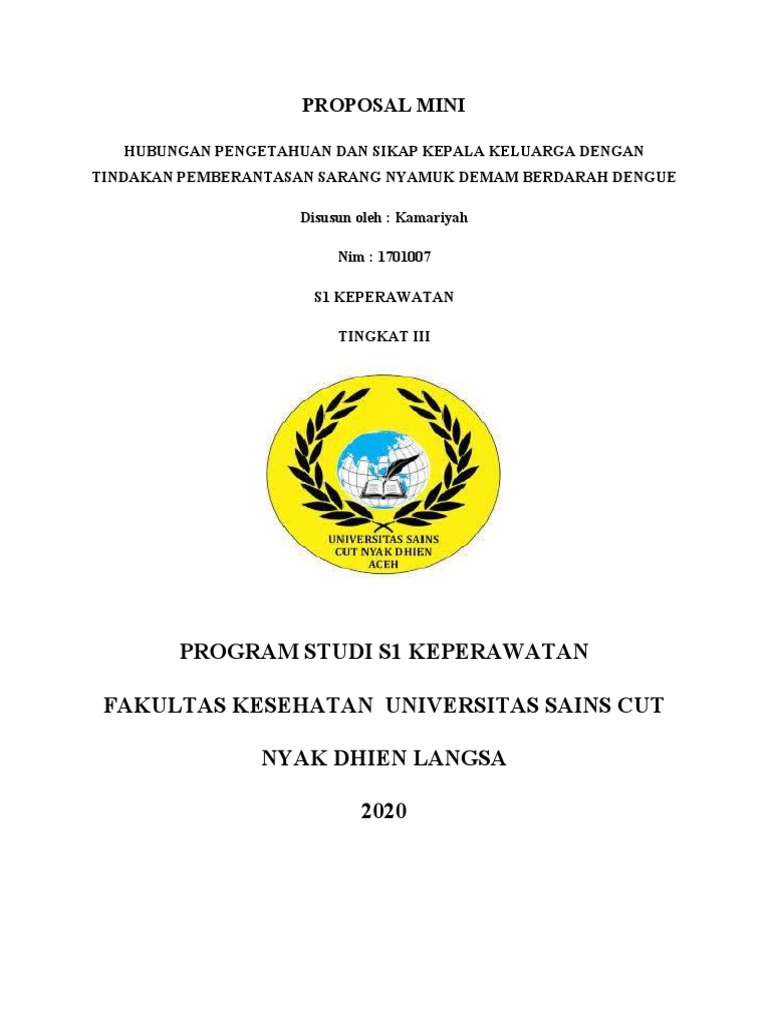 Proposal Mini | PDF | Sains & Matematika