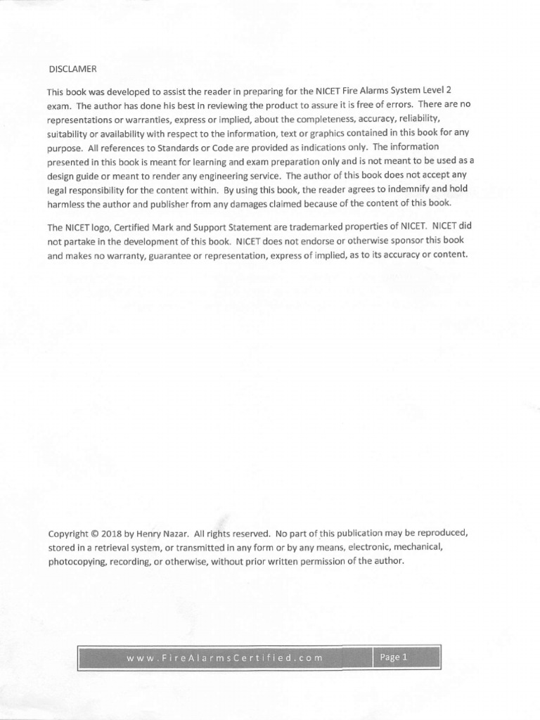 Nicet Level 2 Part 1 of 2 | PDF