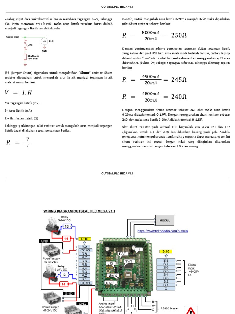 Wiring Outseal PLC Mega v.1.1 | PDF