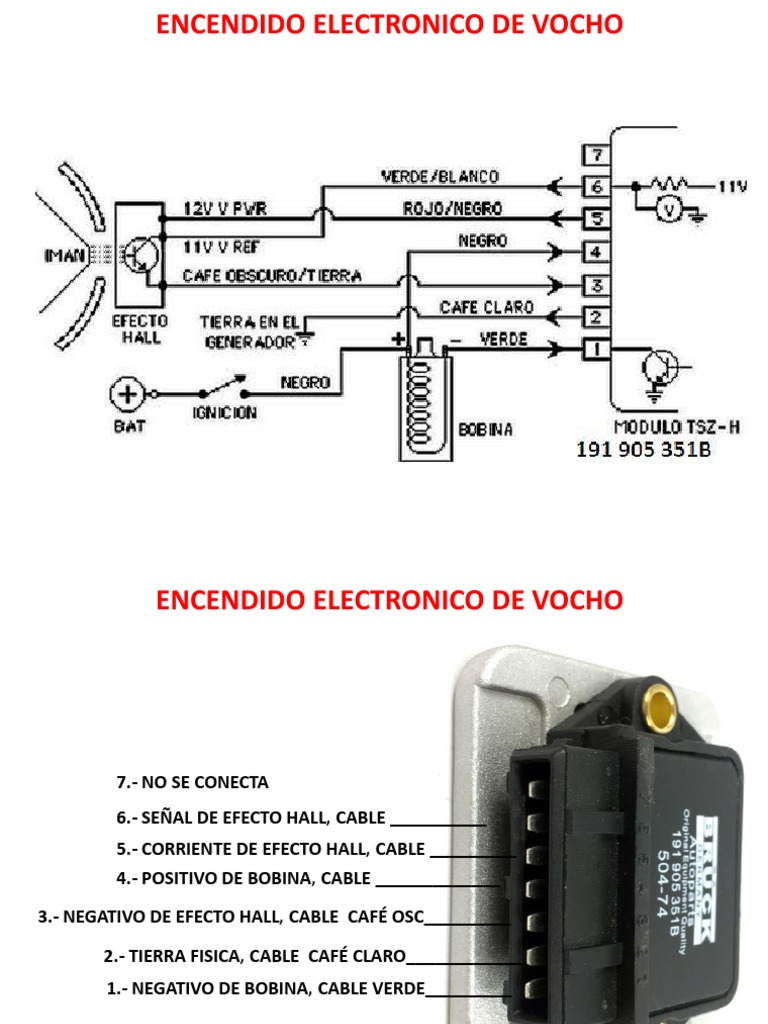 Diagrama De Encendido Electrónico Vocho Pdf