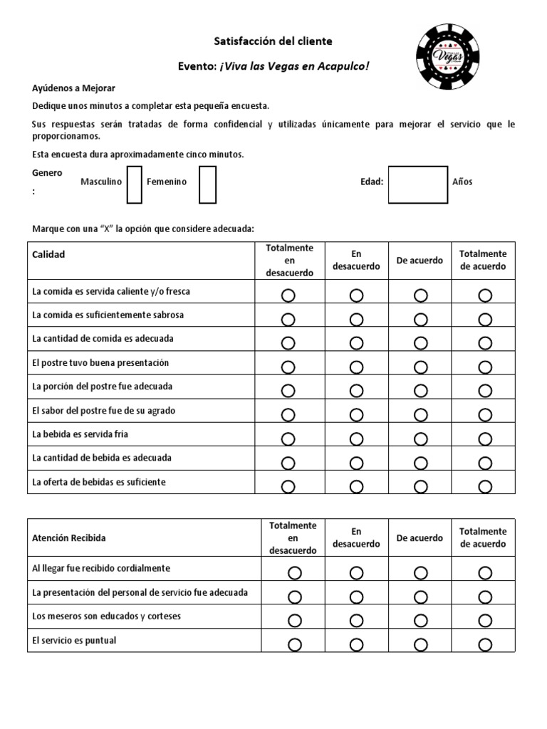 Formato de Encuesta | PDF