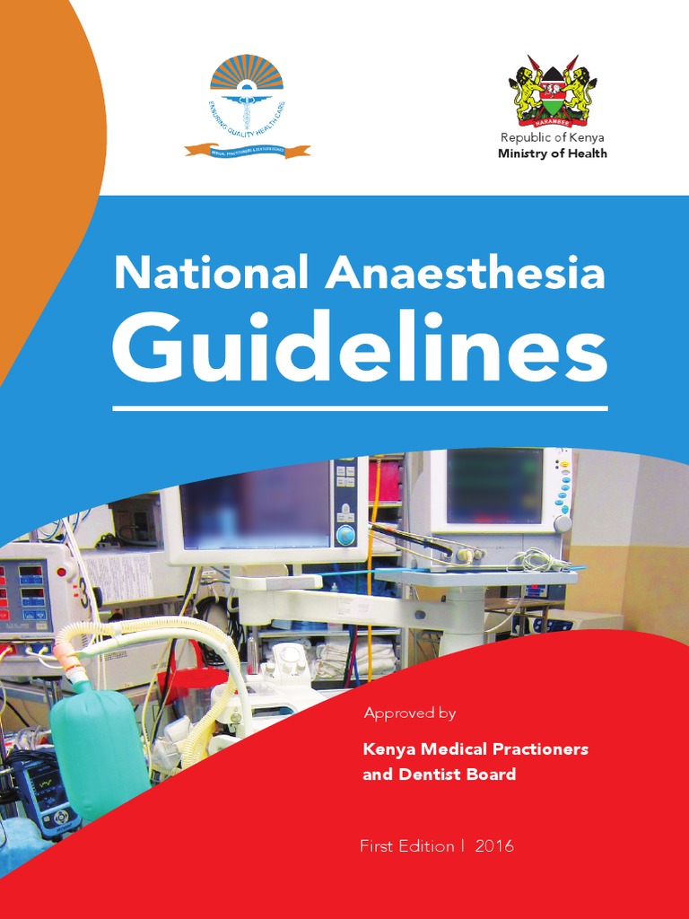 National Anesthesia Guidelines | PDF | Anesthesia | Monitoring (Medicine)