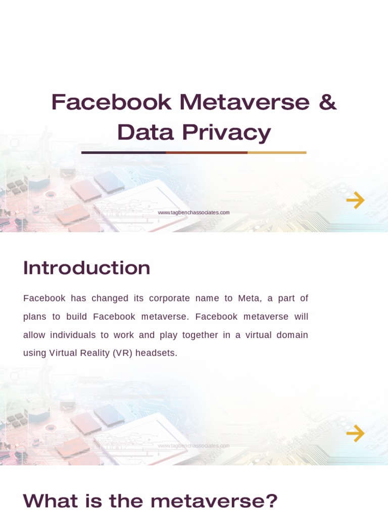 Facebook Metaverse & Data Privacy | PDF | Virtual Reality | Privacy
