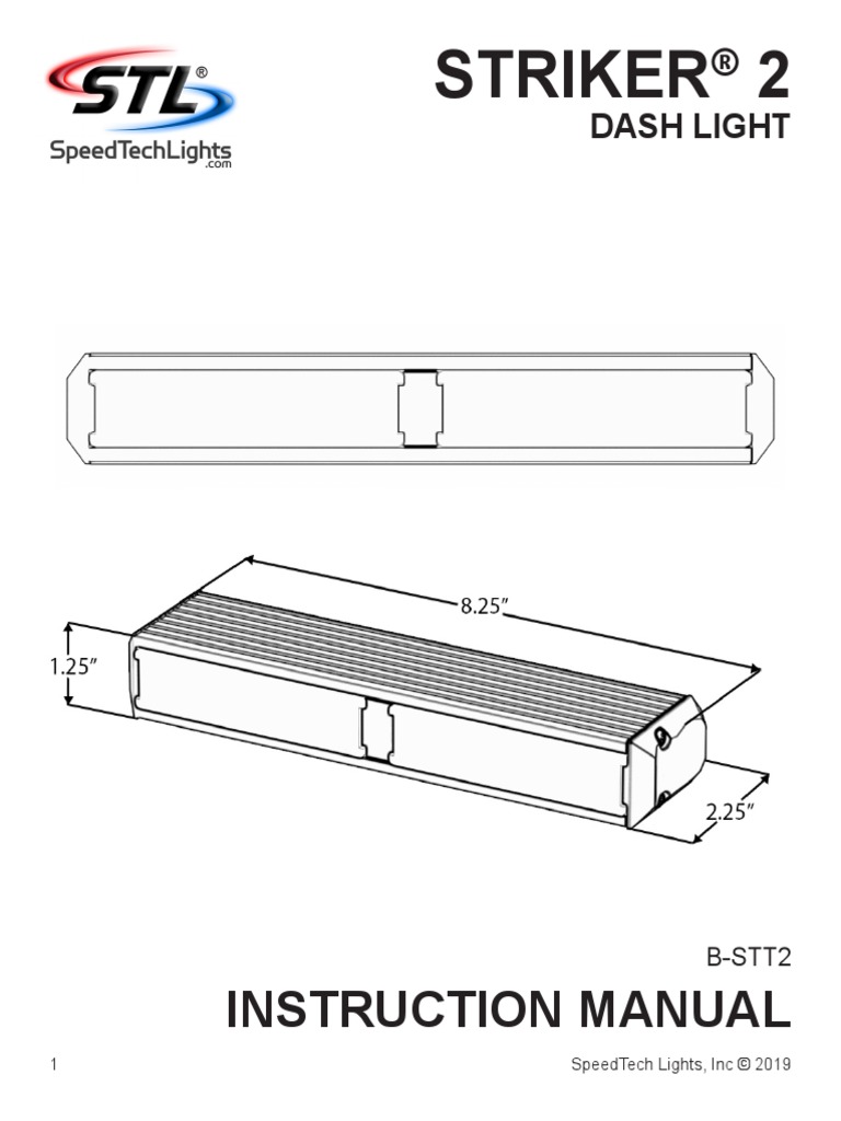 Striker 2: Instruction Manual | PDF | Airbag | Electrical Connector