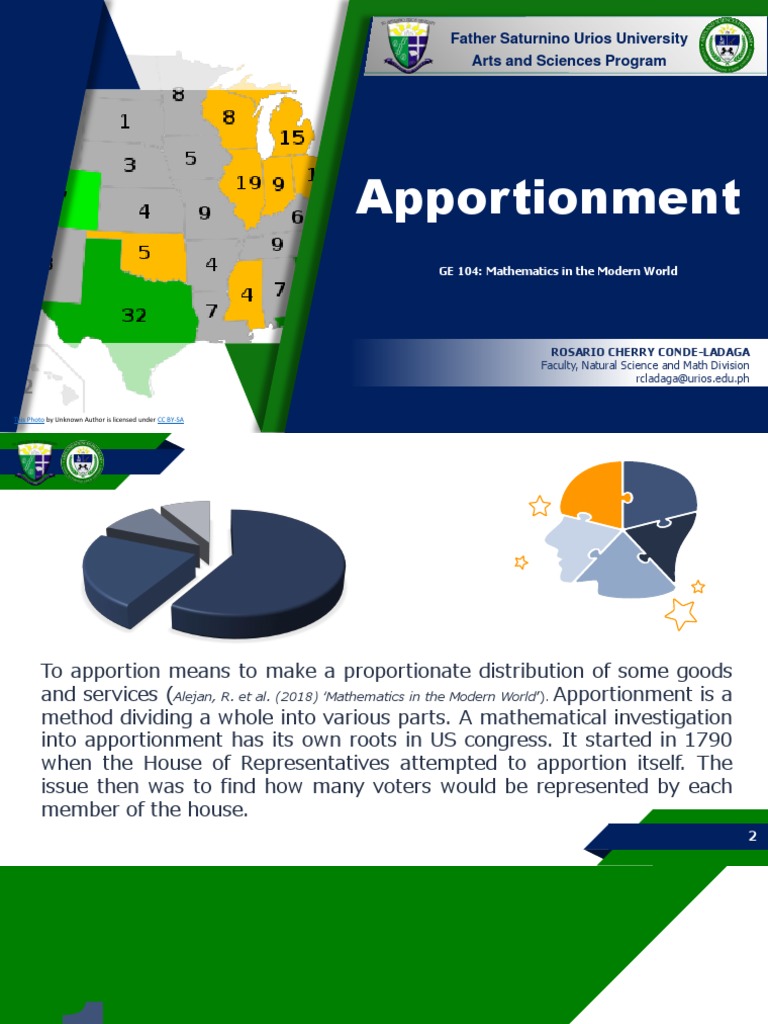 Apportionment (A) | PDF | Arithmetic | Mathematics