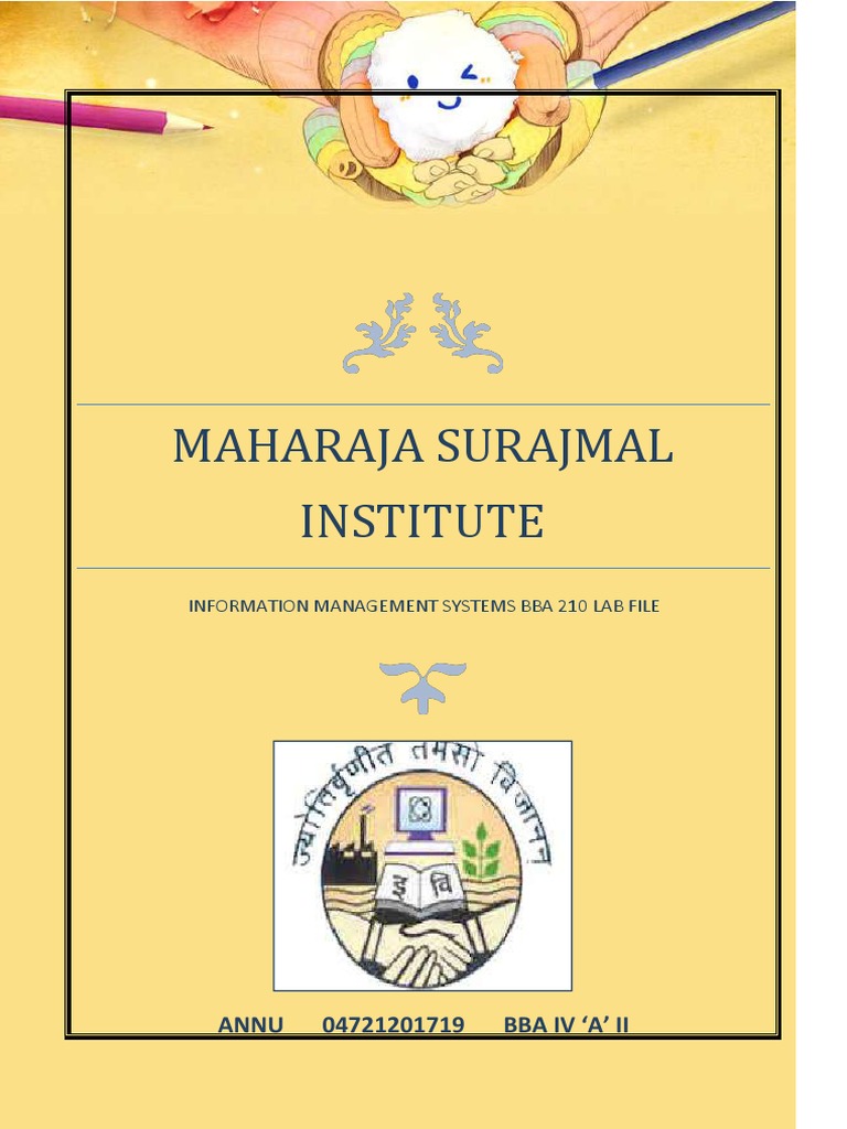 ANNU, BBA (GEN), 04721201719, ISM LAB (1) - Compressed | PDF | Databases | Relational Database