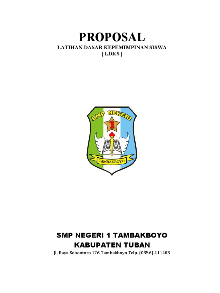 Proposal LDKS OSIS SMPN 1 Tambakboyo | PDF