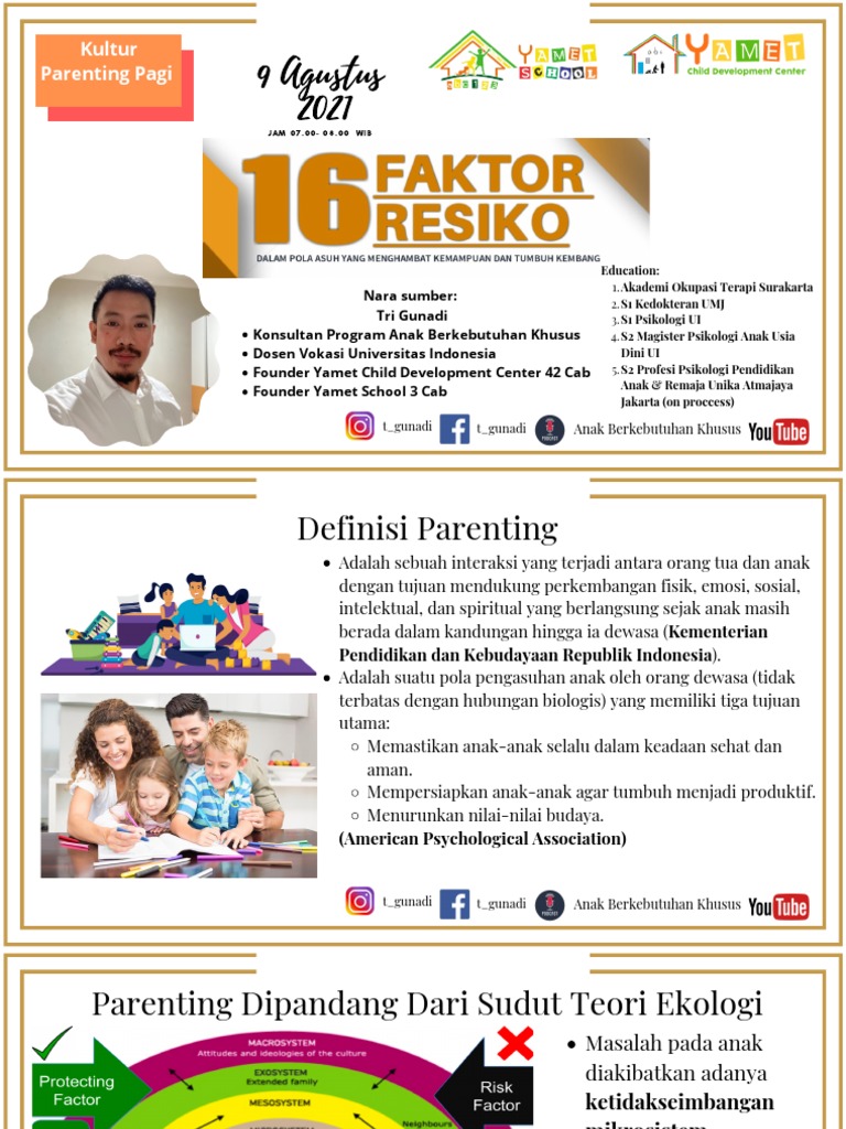16 Faktor Resiko Parenting | PDF