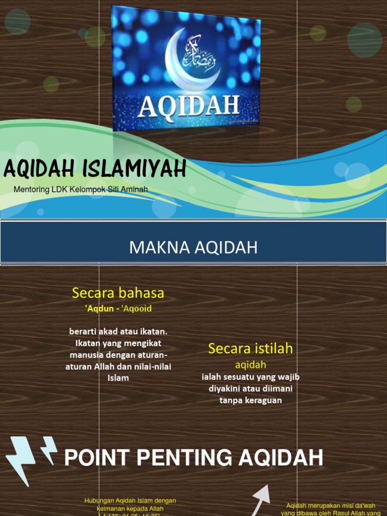 Pengertian dan Jenis Aqidah Islamiyah | PDF