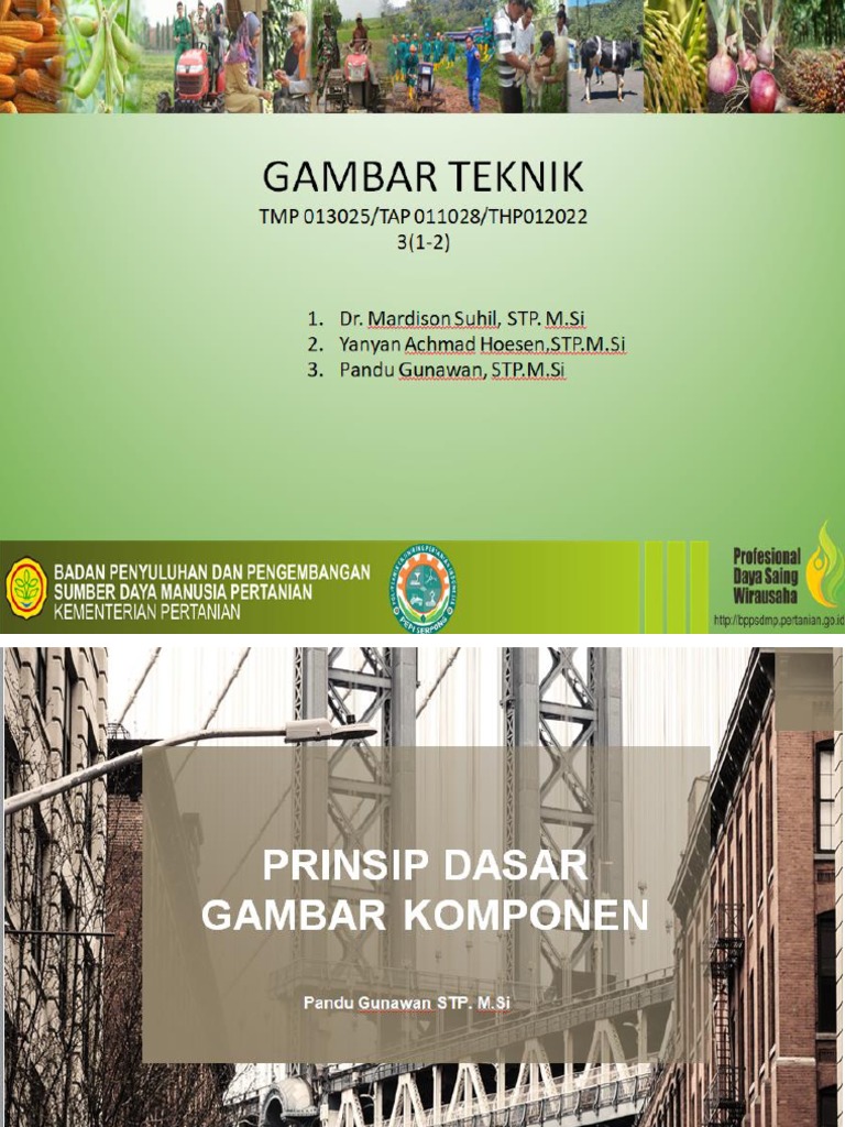 Gamtek-7 Prinsip Gambar Komponen | PDF | Seni