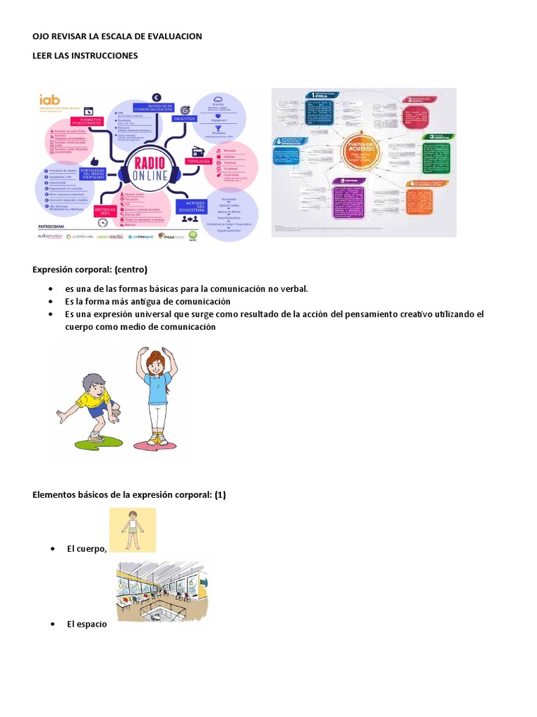 Elementos de la Expresión Corporal | PDF | Comunicación no verbal ...