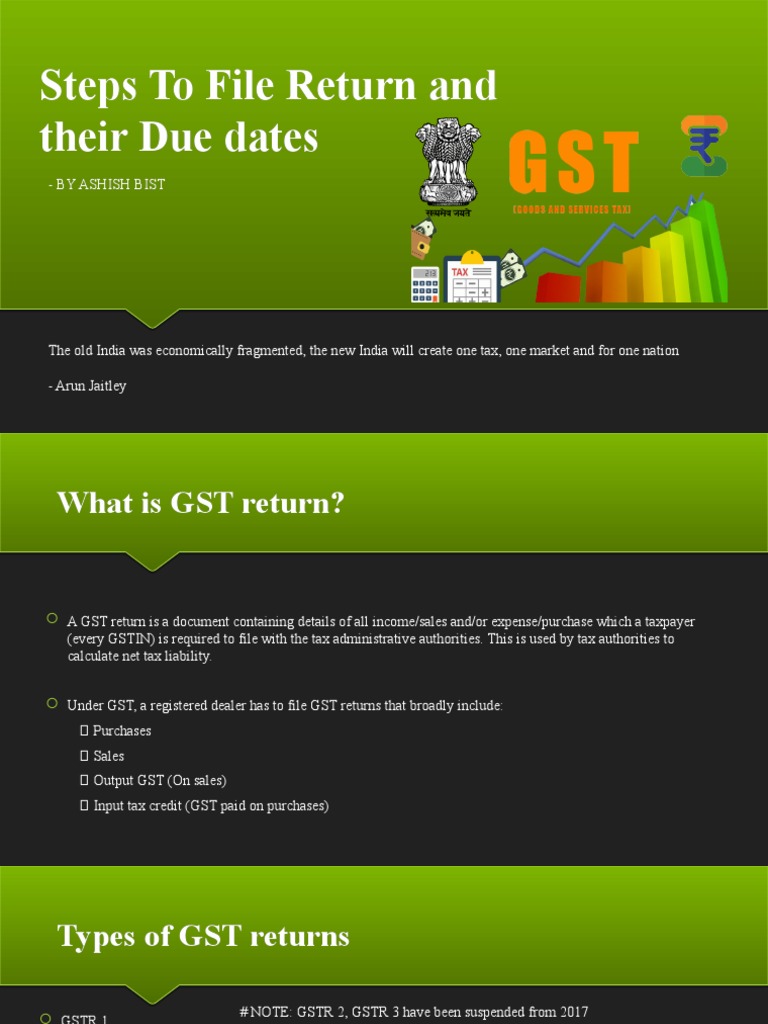 Step-by-Step Guide to Filing GST Returns | PDF | Value Added Tax | Taxes