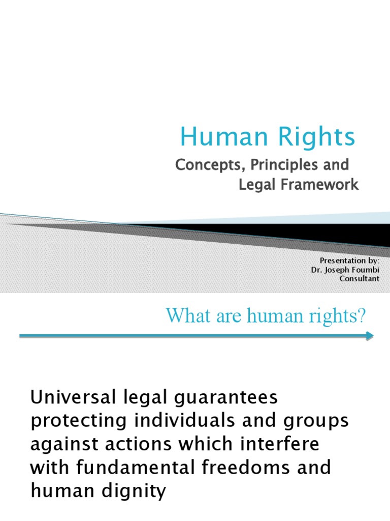Human Rights: Concepts, Principles and Legal Framework | PDF | Human ...
