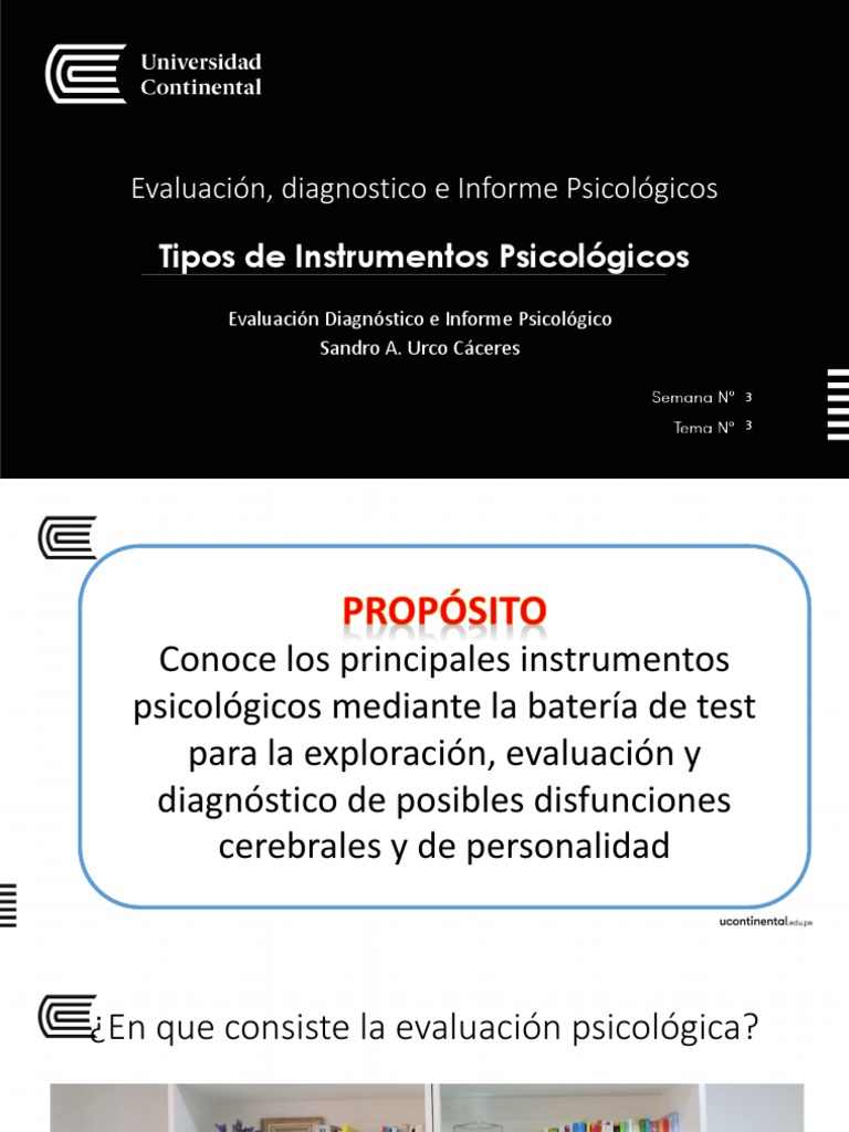 3.-Tipos de Instrumentos Psicológicos. 2020 | PDF | Escala de ...