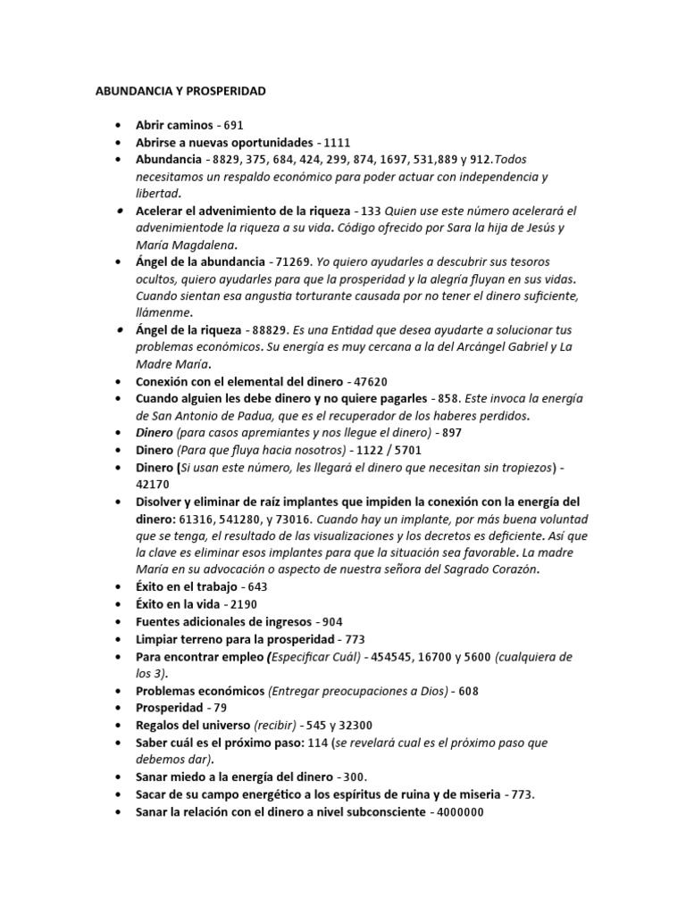 Listado de Codigos | PDF | Perdón | Amor