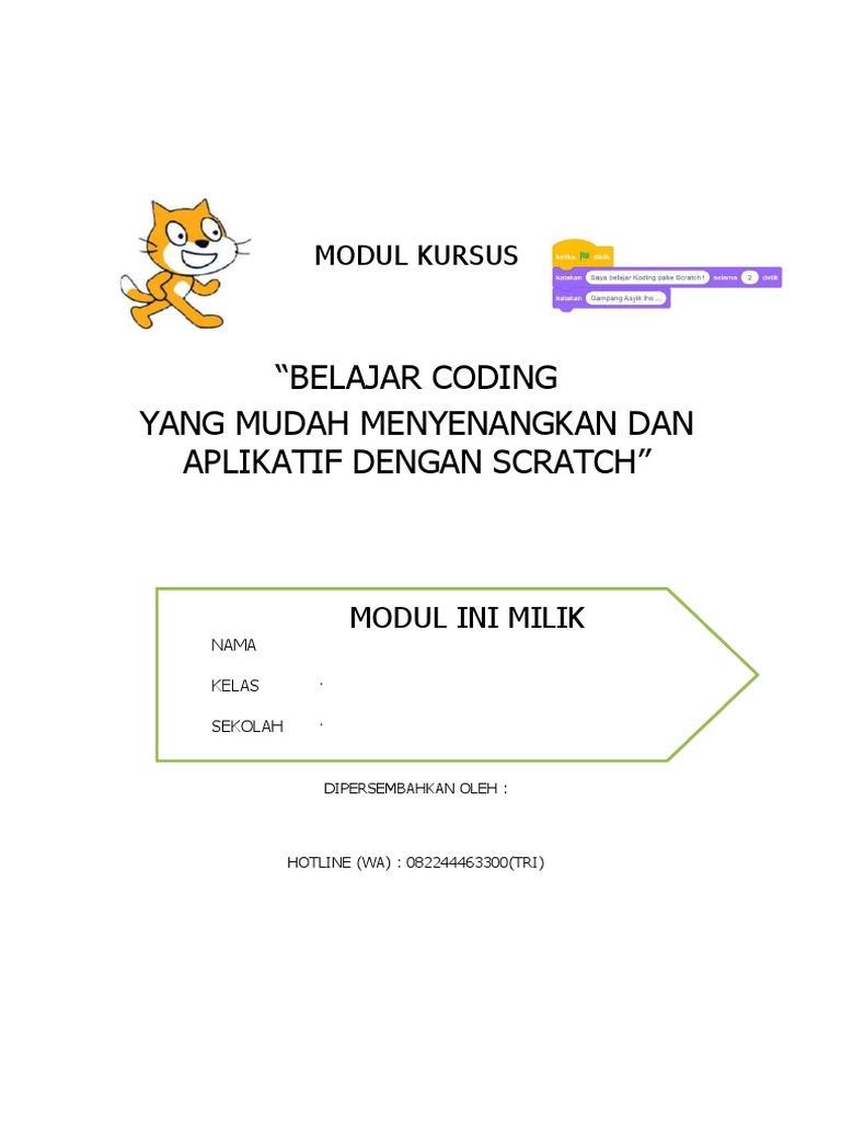 Modul Pelatihan Scratch Level 2 | PDF
