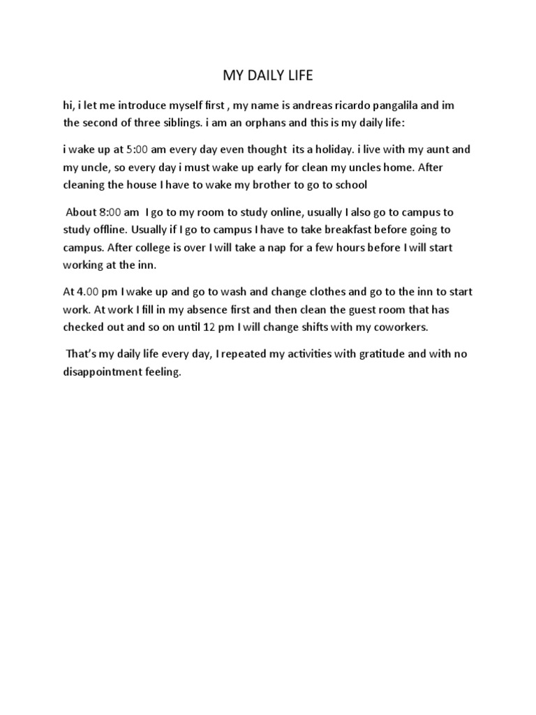 my-daily-life-english-pdf