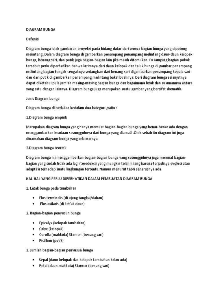 DIAGRAM BUNGA-WPS Office | PDF
