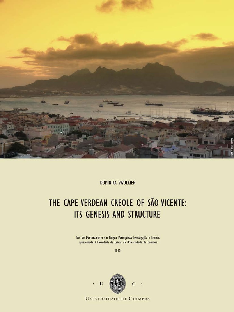 The Cape Verdean Creole of São Vicente | PDF | Cognition | Linguistics