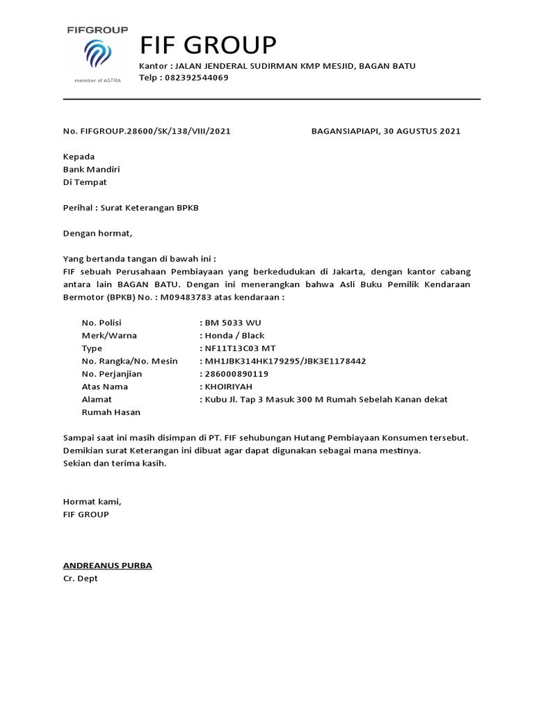 Fif Group | PDF | Pengelolaan Keuangan & Uang | Hukum